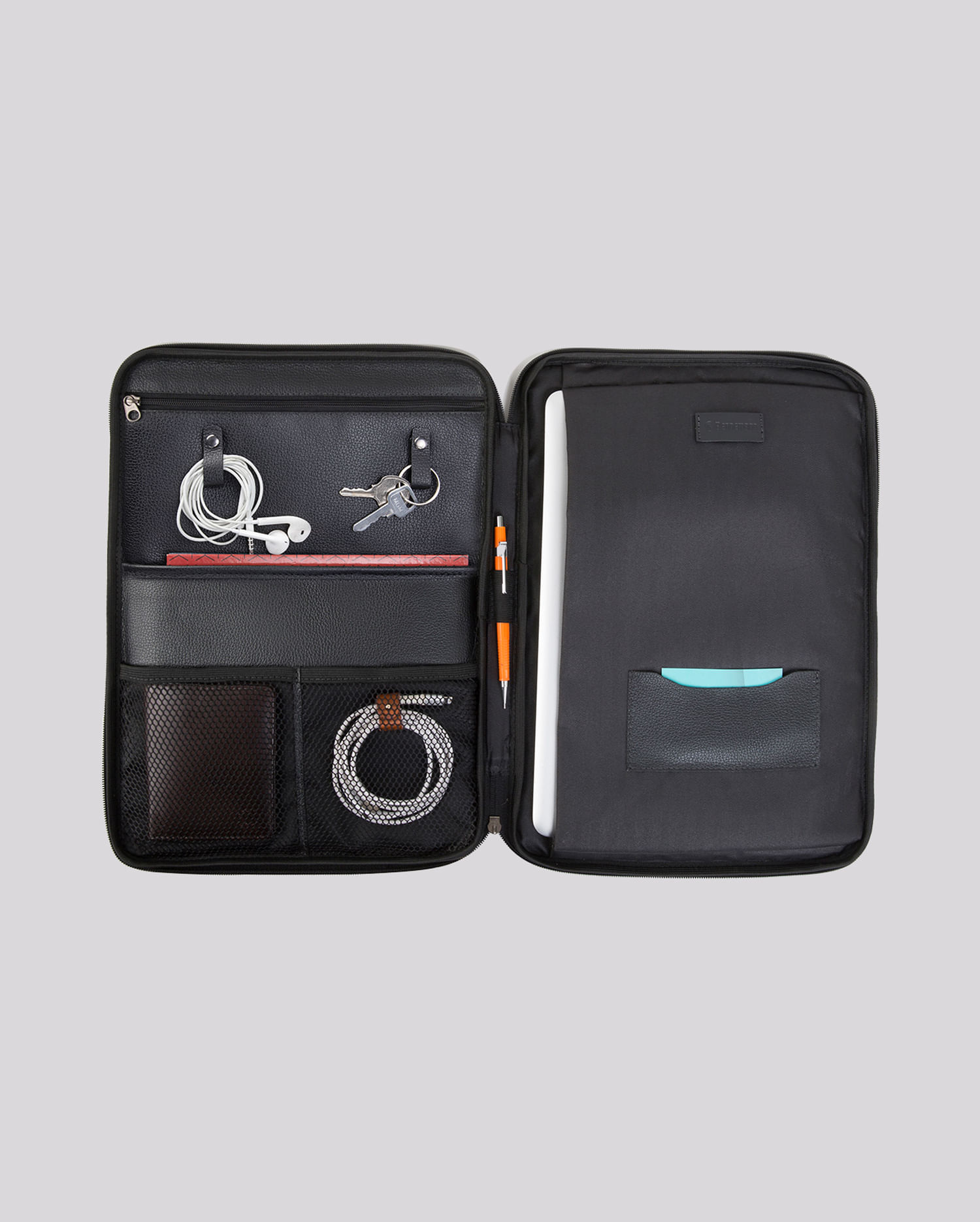 Pasta Convenção de Couro com Case Notebook - Bennemann